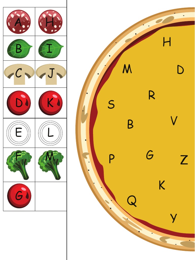Pizza Alphabet | PDF