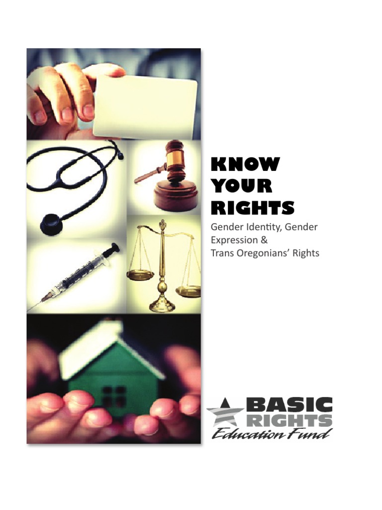Know Your Rights Guide | PDF | Transgender | LGBTQIA+ Studies