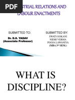 Definition of Discipline | PDF | Employment | Punishments