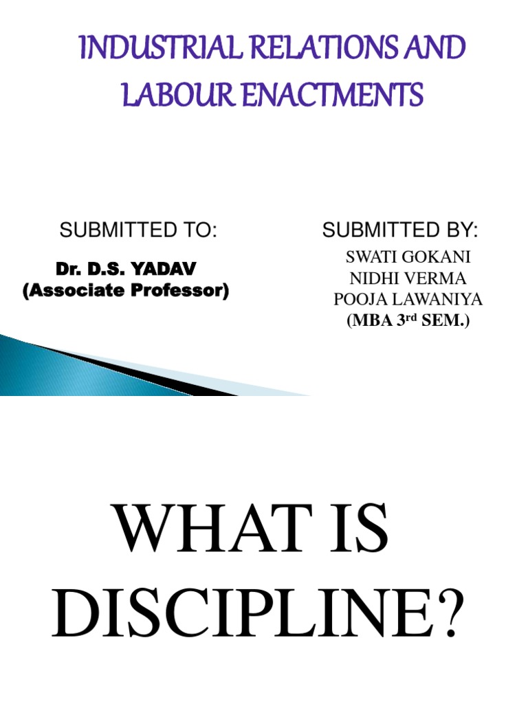 Code of Discipline | PDF | Disciplines | Strike Action