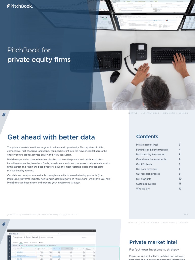 PitchBook Insights for Private Equity | PDF | Private Equity | Investor