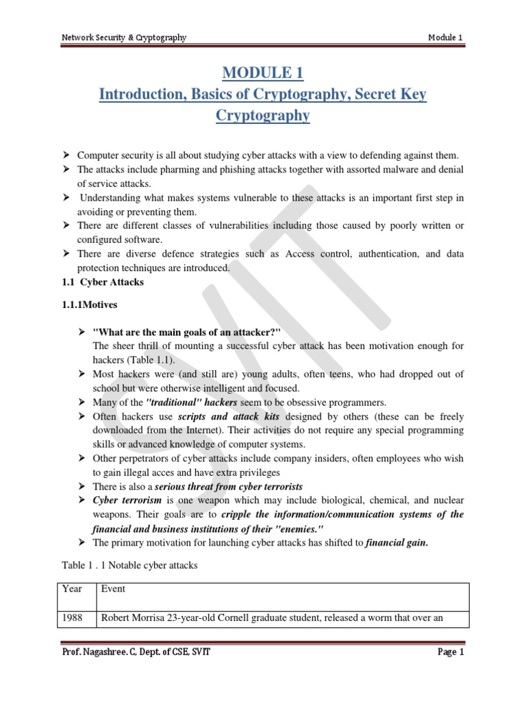 Cryptography & Network Security PDF | PDF | Cryptography | Key (Cryptography)