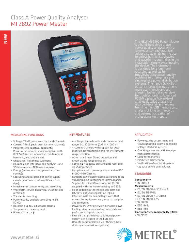 MI 2892 Power Master Ang | PDF | Electrical Engineering | Manufactured ...