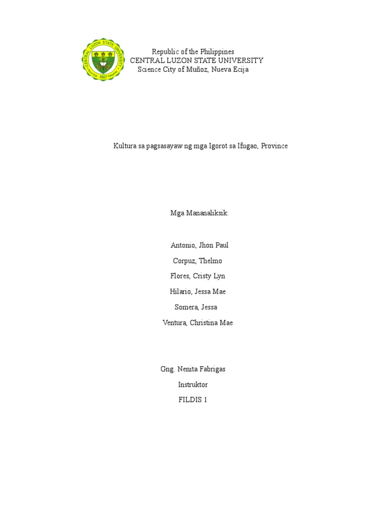 Fildis 1100 Research | PDF