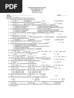 Grade 8 Math-Q1 Assessment Based On Matatag Curriculum | PDF ...