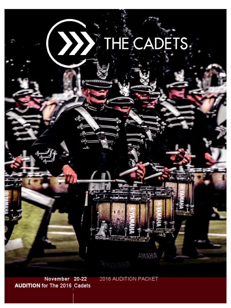 Cadets Hornline Audition Packet | PDF | Audition | Cough