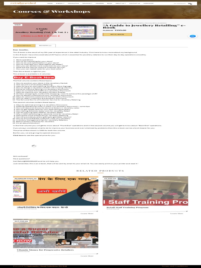 A Guide To Jewellery Retailing - E-Book | Download Free PDF | Retail ...