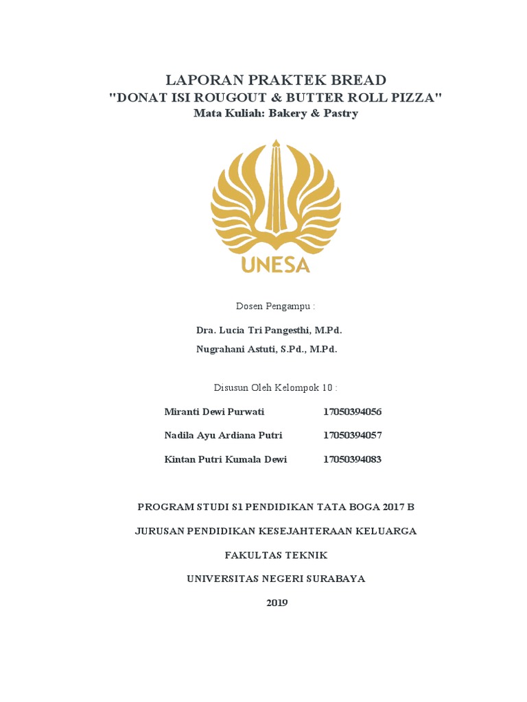 Laporan New Bakery (Bread) | PDF