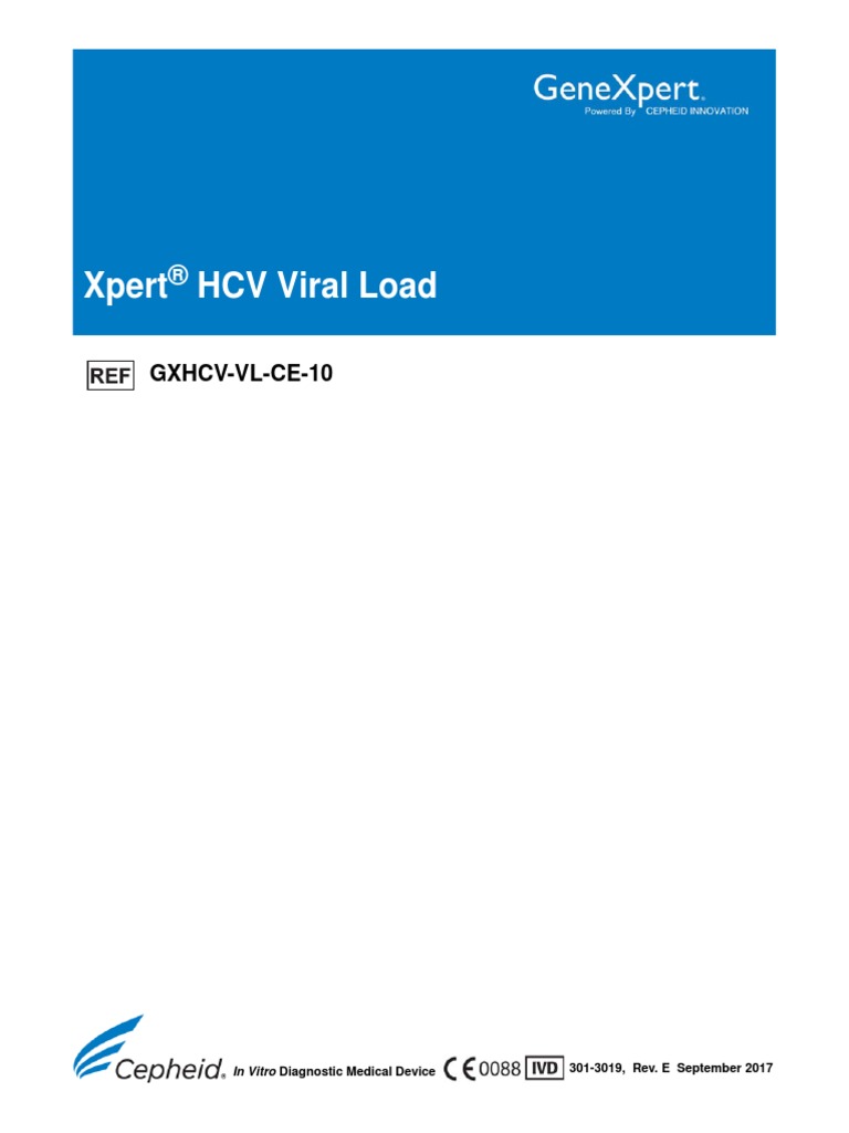 HCV Package Insert GeneXpert | PDF | Hepatitis C | Reverse ...