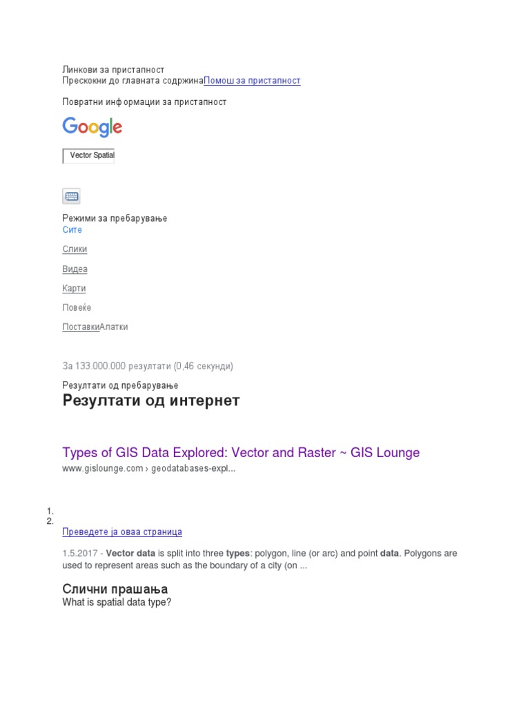 Vector Spatial Data Types | PDF | Geographic Information System ...