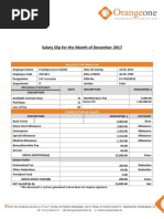 Infosys - Pay Slip - Dec | PDF