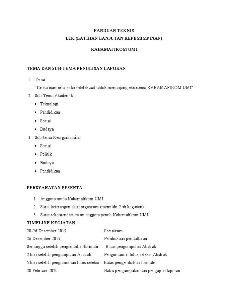 Buku Panduan L2K | PDF | Bisnis | Seni