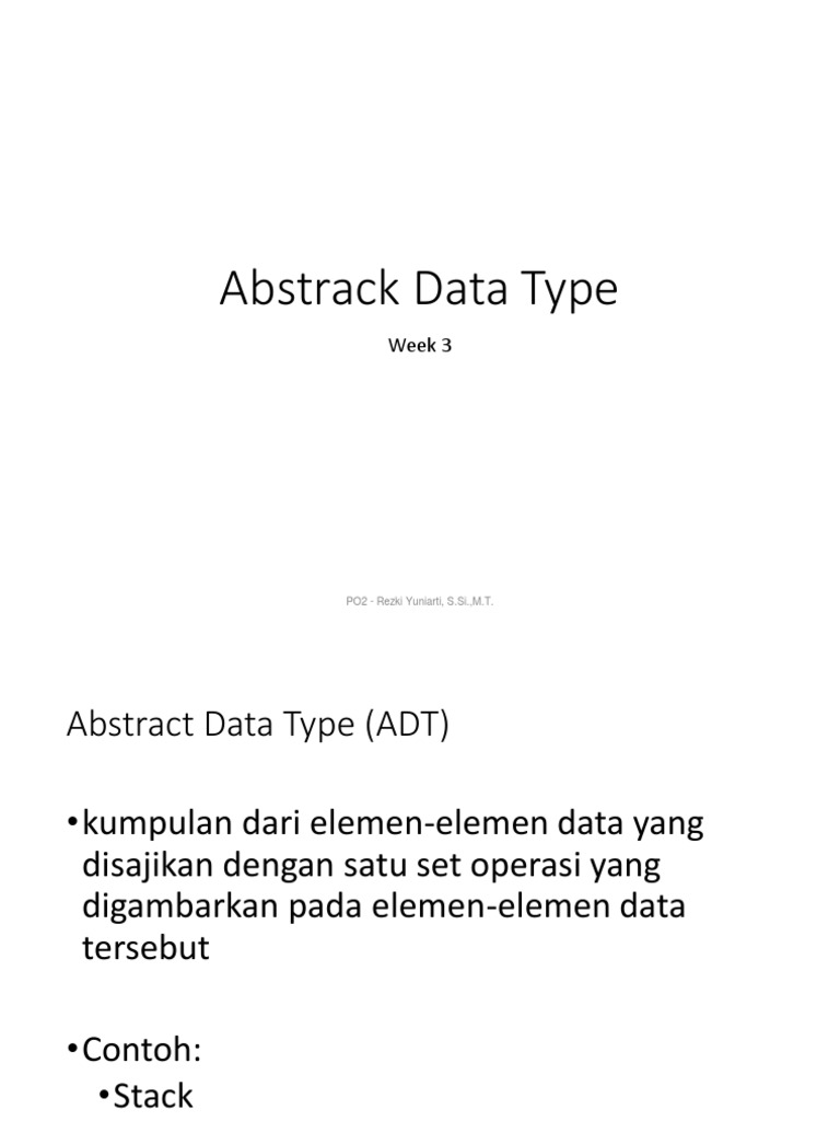 03 - Abstrack Data Type | PDF