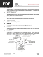 Difference Between ISO Vs AWS Welding Symbol | PDF | Plastic | Metals