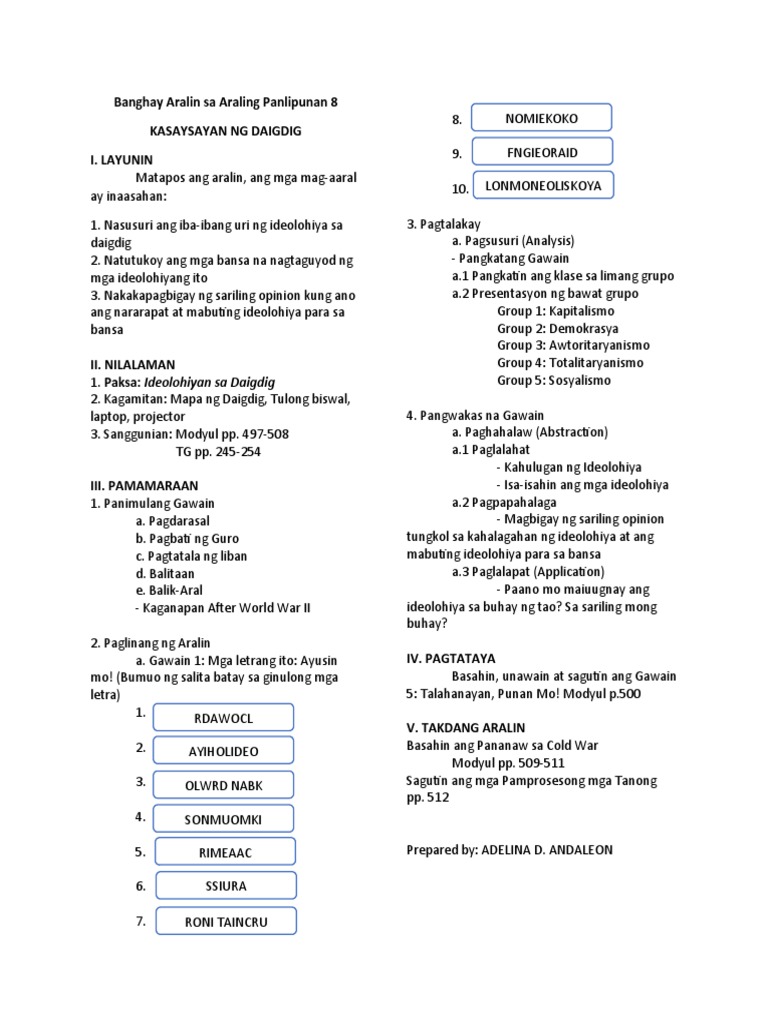 Observation Lesson Plan | PDF