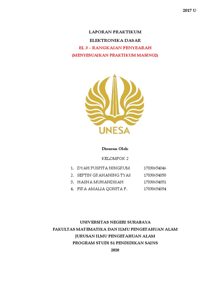 Format Laporan Eldas | PDF