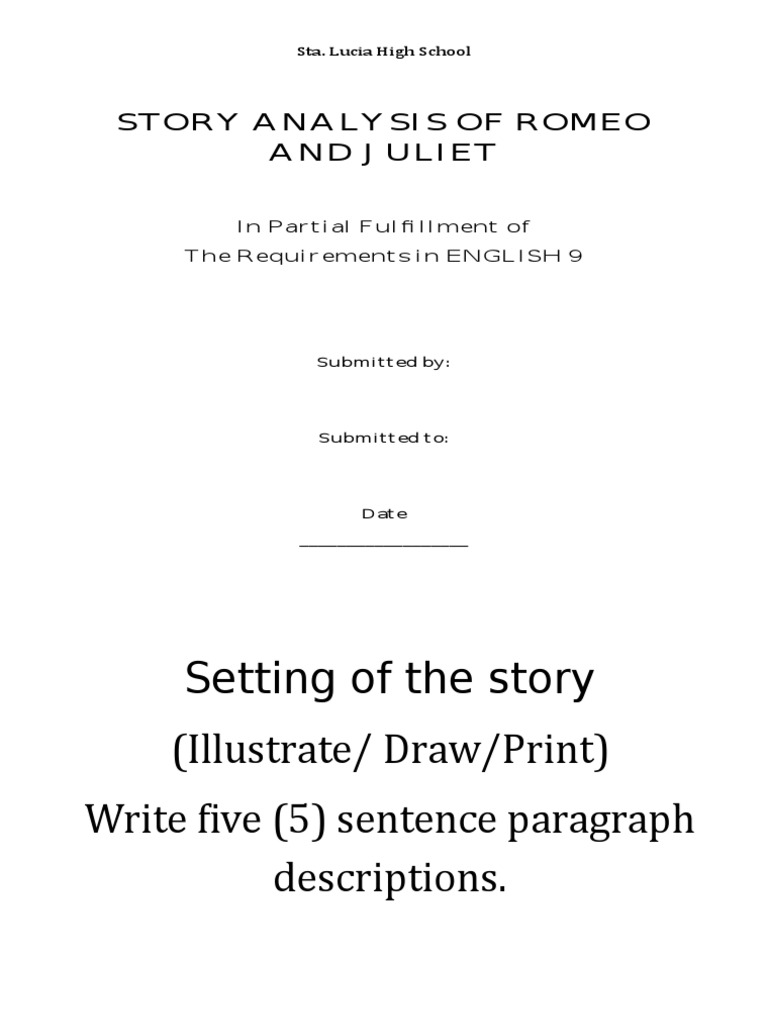 Romeo and Juliet Character Analysis | PDF | Romeo And Juliet