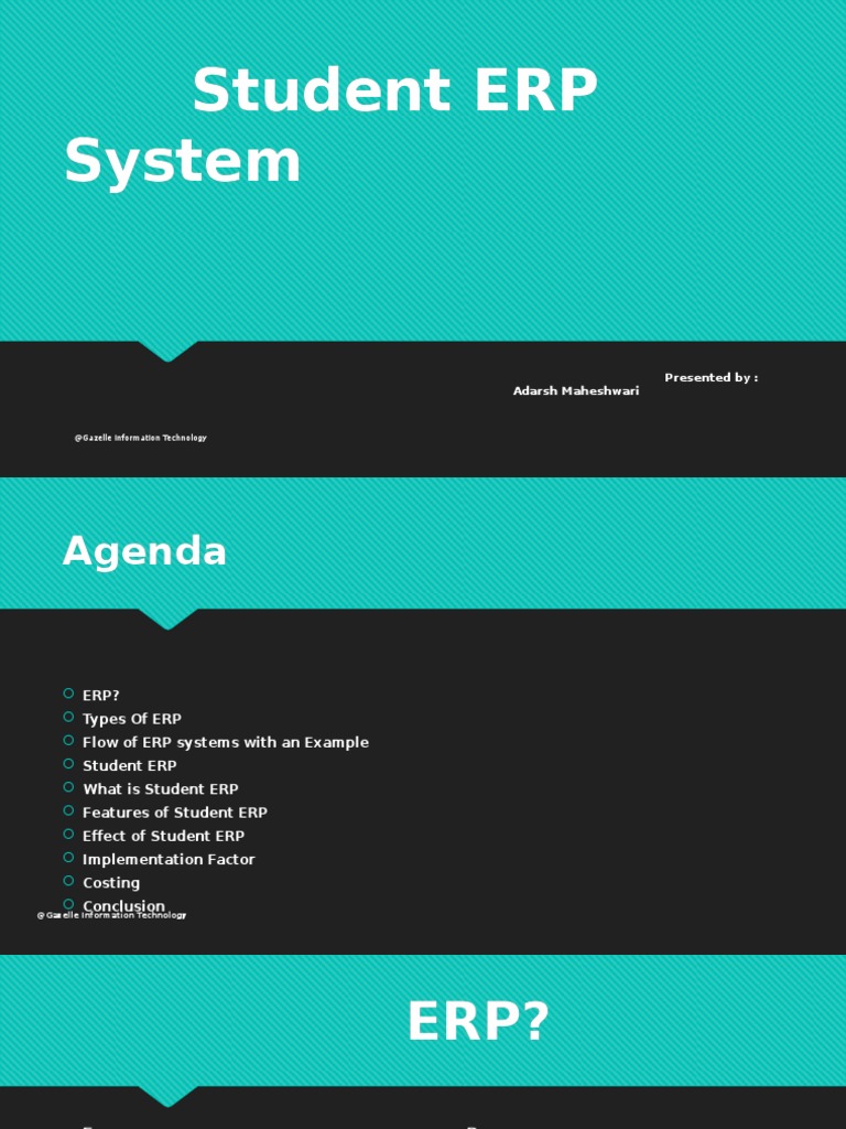 Student ERP | PDF | Enterprise Resource Planning | Information Technology