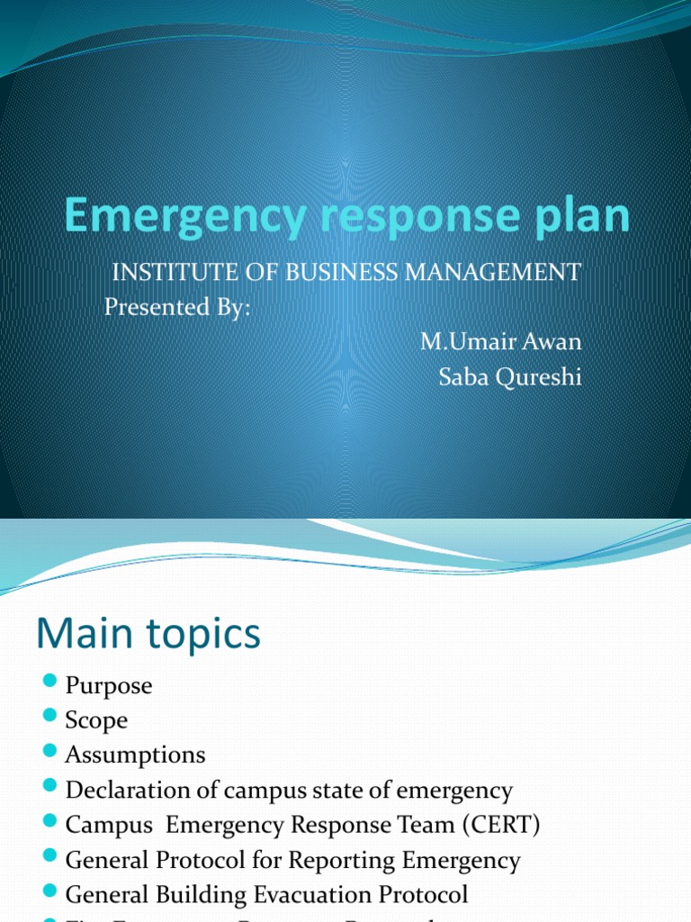Campus Emergency Response Plan Guide | PDF | Emergency | Emergency ...
