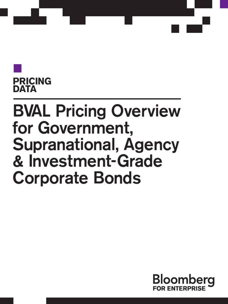 Bval Gsac | PDF | Bloomberg L.P. | Bonds (Finance)