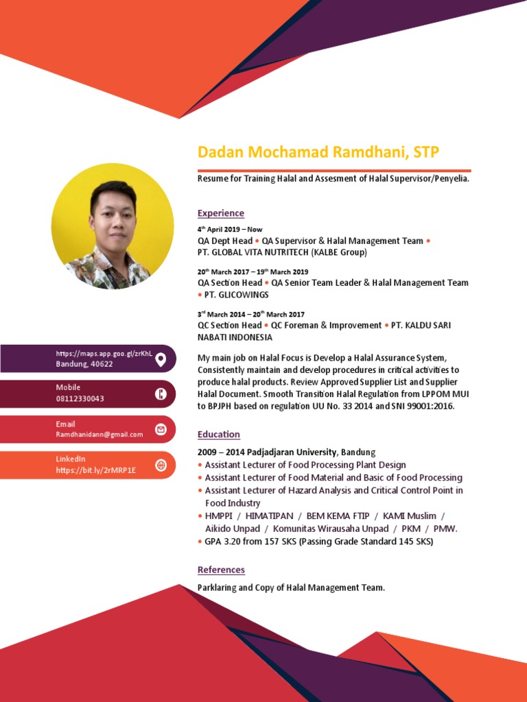 Resumes For Halal | PDF