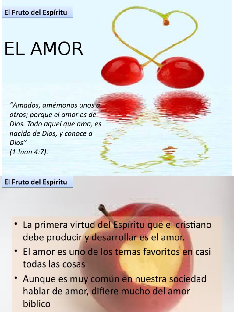 El Amor: Fruto del Espíritu Cristiano | PDF | Amor | Alma