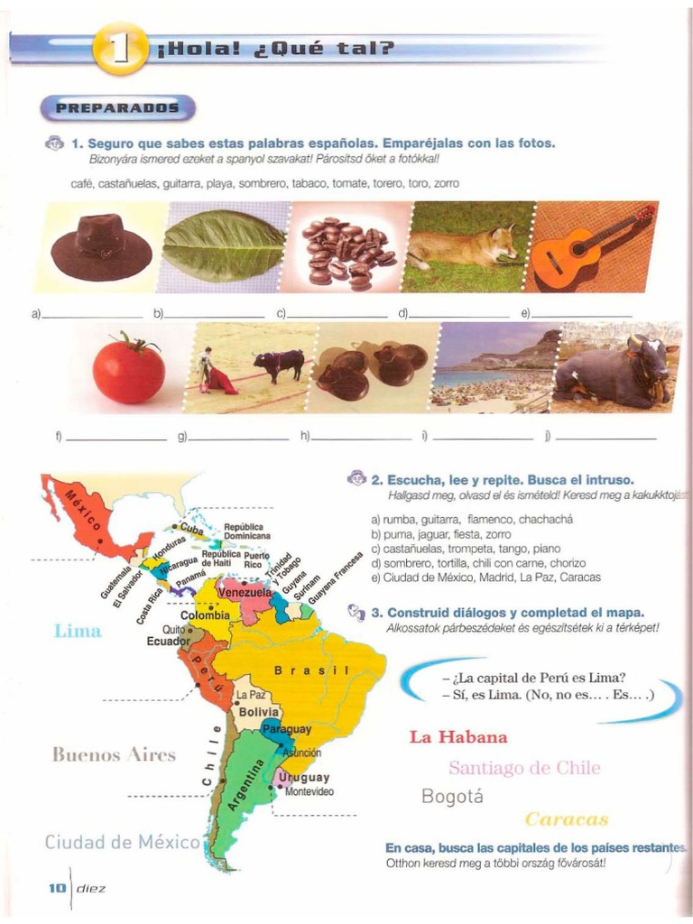 Unidad 1. ¡Hola! Qué Tal PDF | PDF