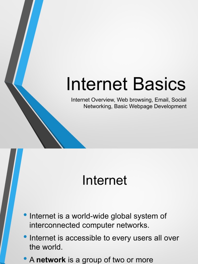 3 - Internet Basics | Download Free PDF | World Wide Web | Internet & Web