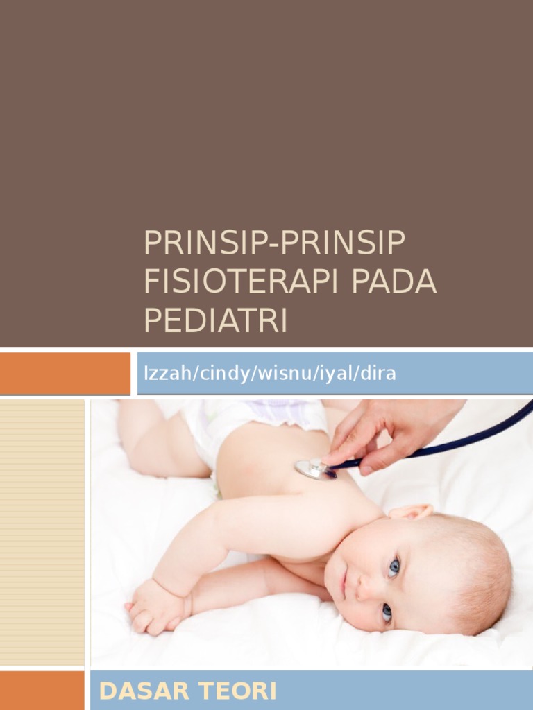 1 1 Prinsip Prinsip Fisioterapi Pada Pediatri | PDF