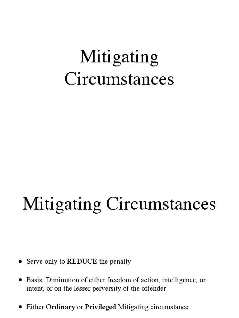 Art 13 Mitigating Circumstances | PDF | Plea | Ethical Principles