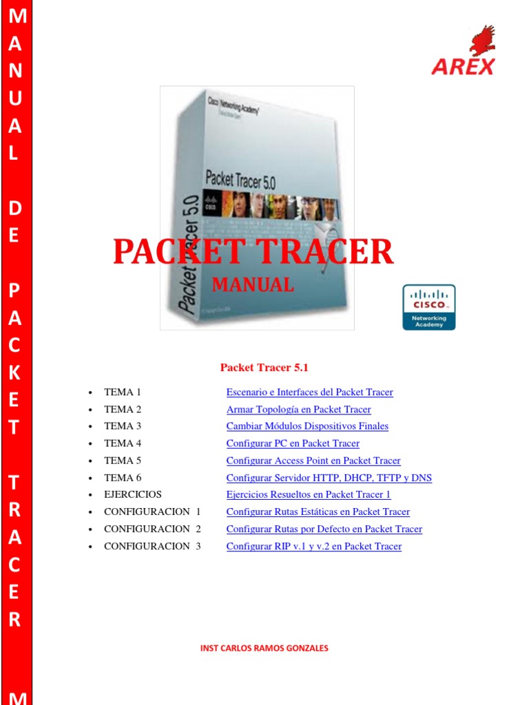 Tema 06.1 Manual Packet Tracer 5.2 | Descargar gratis PDF | Dirección IP | Enrutador (Computación)