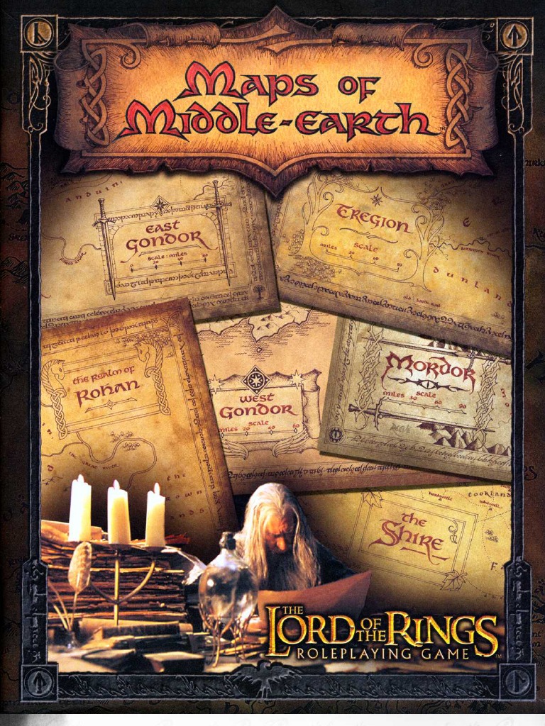 (Lord of The Rings) LOTR RPG - Maps of Middle-Earth | PDF