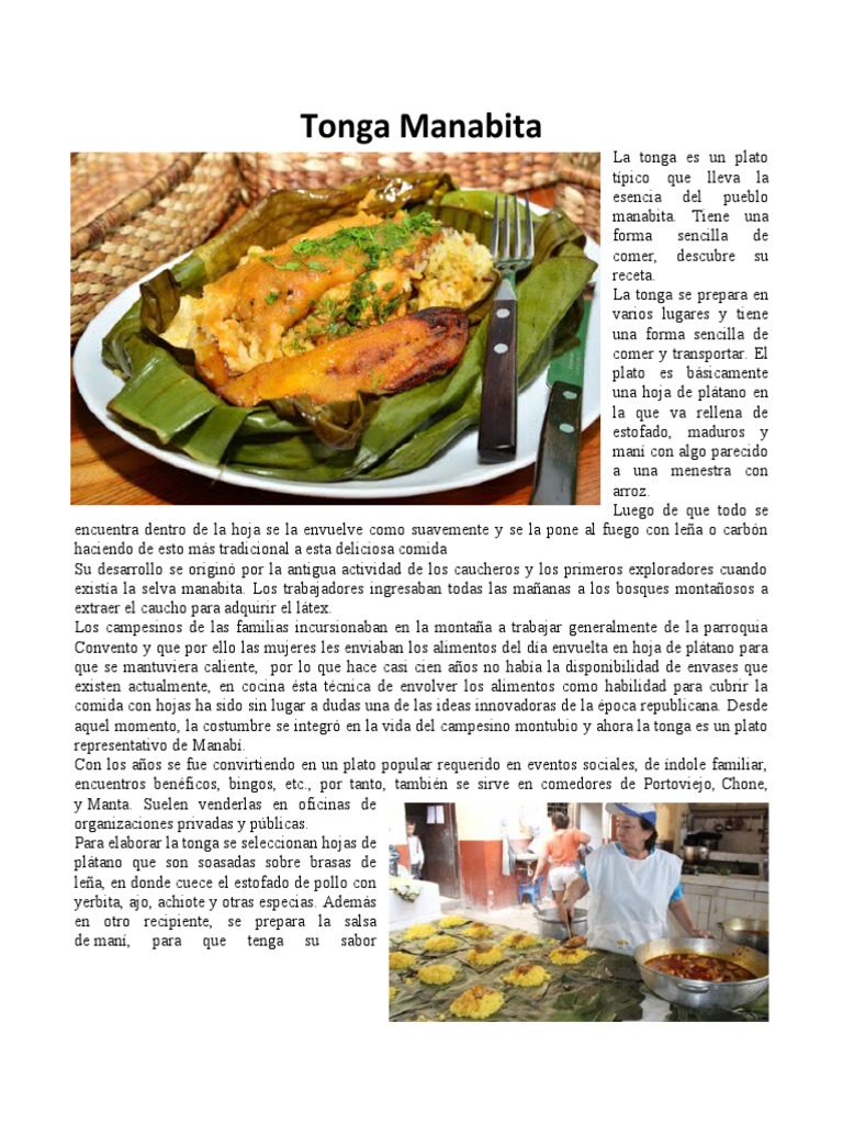 Tonga Manabita | PDF | Cilantro | Salsa