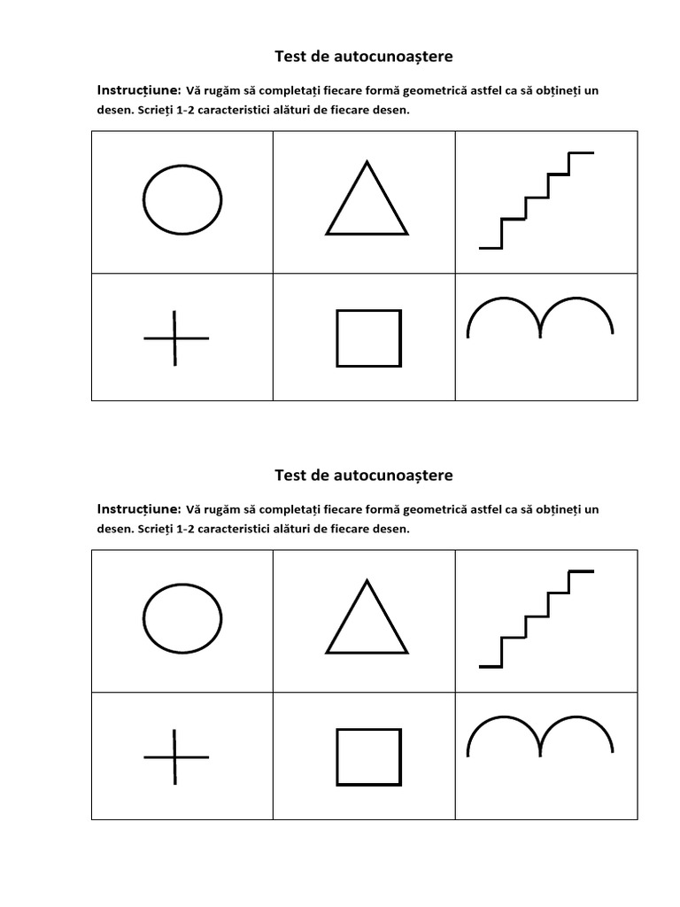 Test de Autocunoastere | PDF