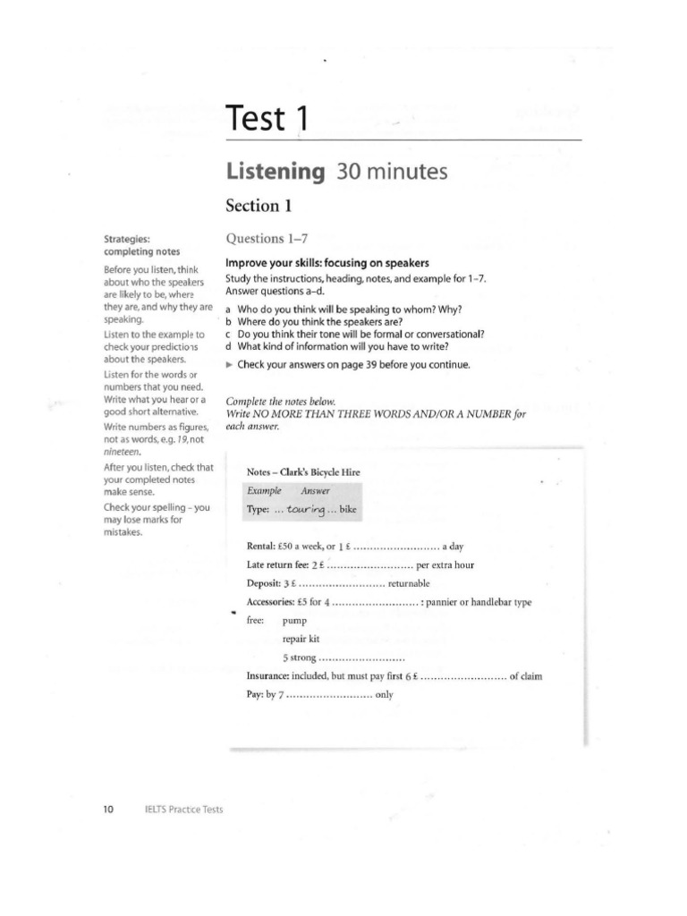 Academic Ielts Test Pdf
