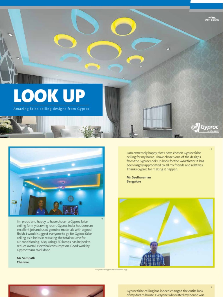 False Ceiling Design 2 PDF | PDF | Drywall | Architectural Elements