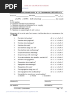 Vocal Cord Dysfunction Questionnaire (VCD-Q) | PDF | Epidemiology ...
