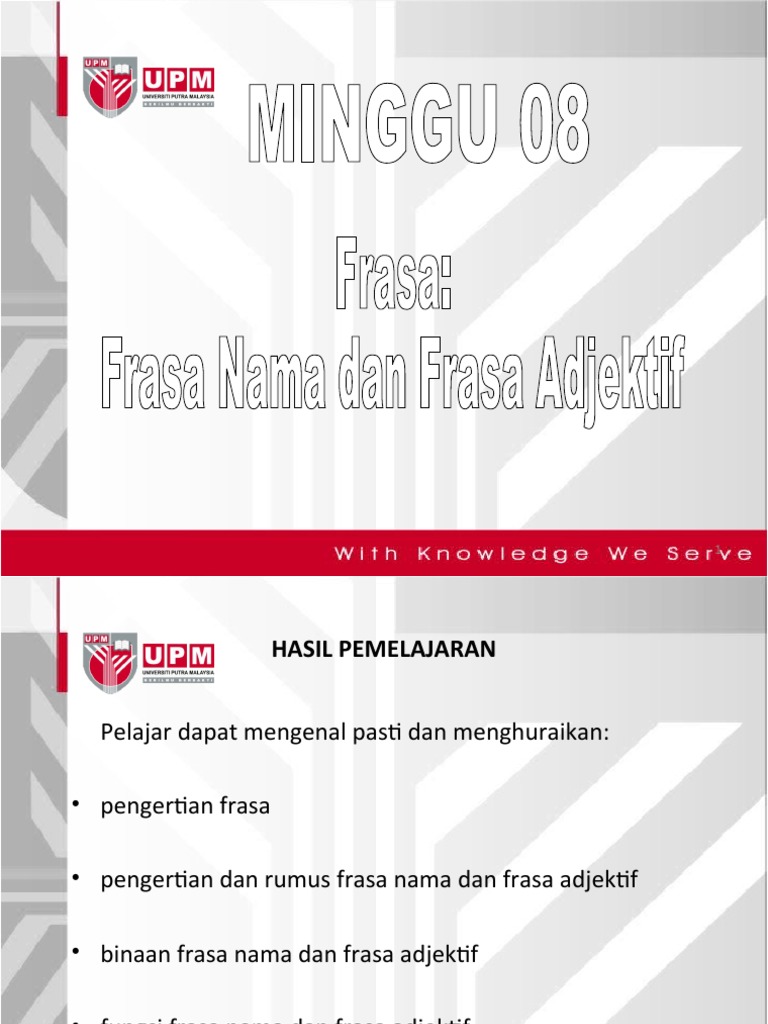 Memahami Frasa Nama dan Adjektif | PDF