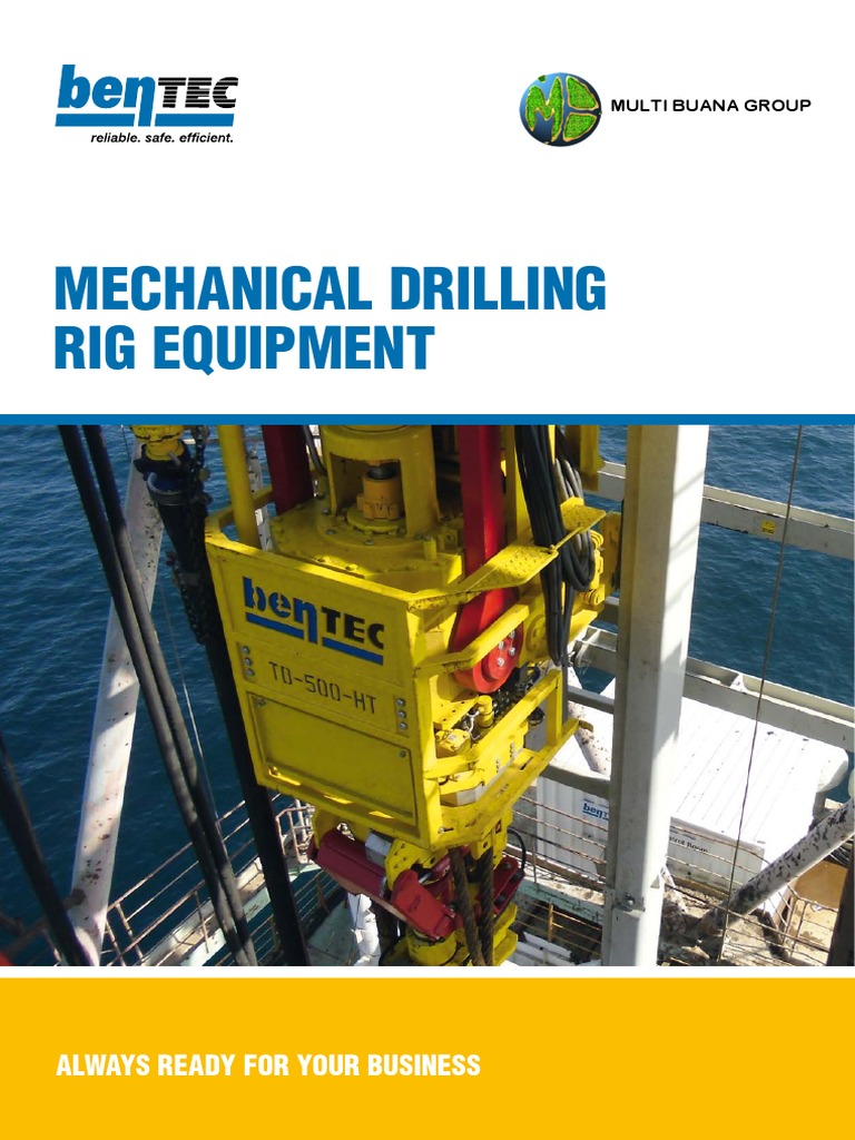 Bentec Brosch - Mechanische - Edit PDF | PDF | Drilling Rig | Oil Well