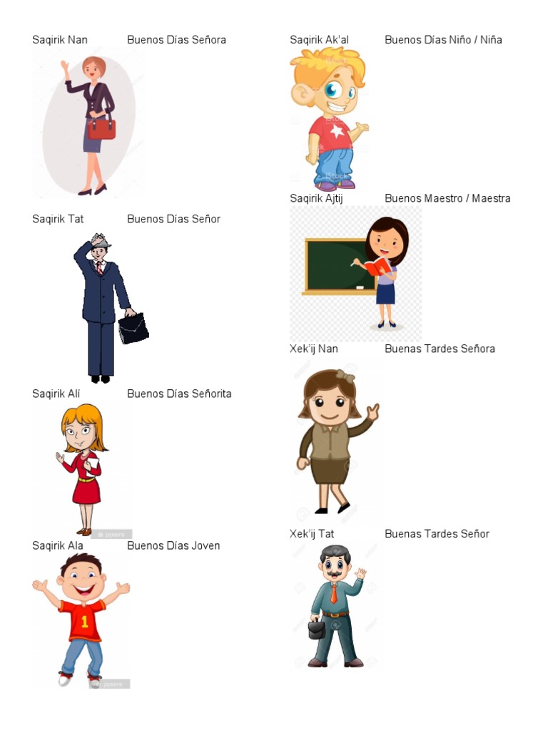 Saludos de Cortesia en Kiche | PDF