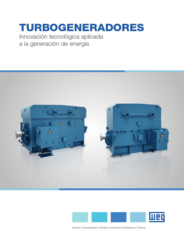 WEG Turbogeneradores Linea st20 y st40 50022179 Catalogo Espanol DC ...