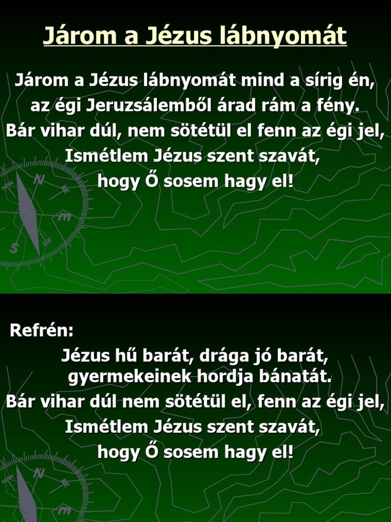 Járom A Jézus Lábnyomát | PDF