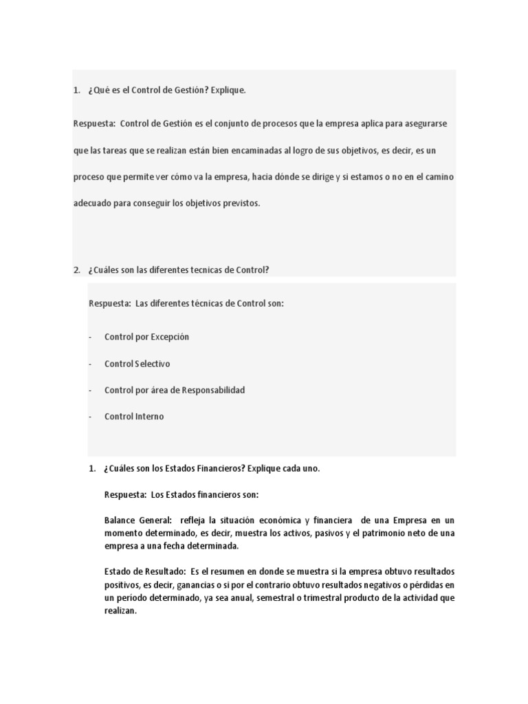 Foro Control de Gestion | PDF | Business | Economias