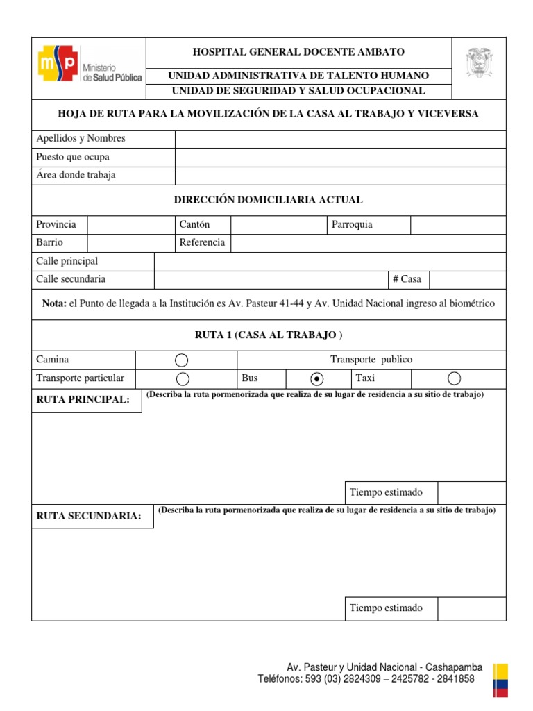 Hoja de Ruta | PDF | Transporte público | Servicios públicos