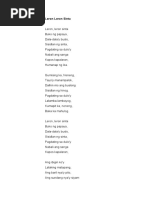 Lyrics of Lapit | PDF