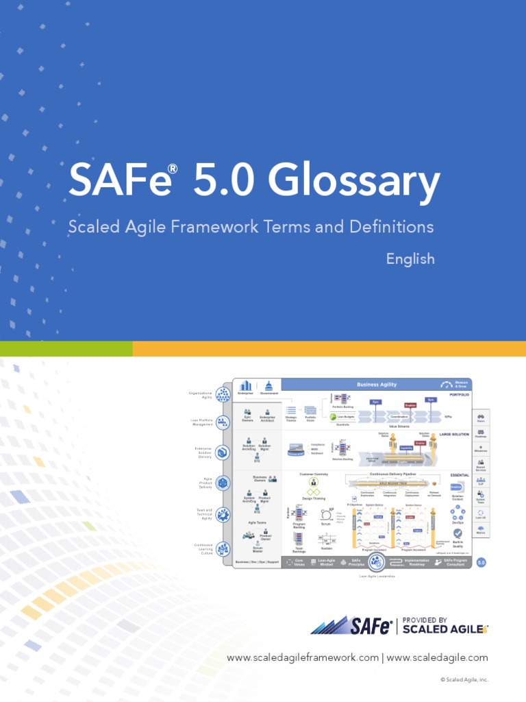 SAFe 5 Glossary | PDF | Agile Software Development | Scrum (Software Development)