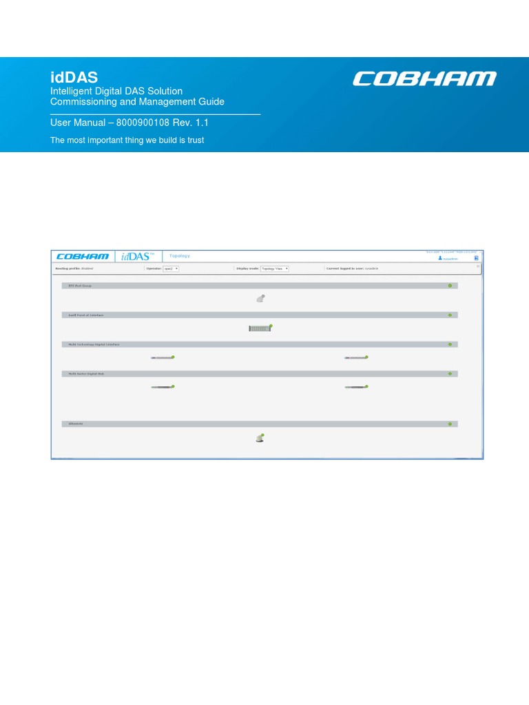 Iddas Commissioning Guide - 8000900108 Rev. 1.1 25-June-2018 | PDF | Computer Network ...