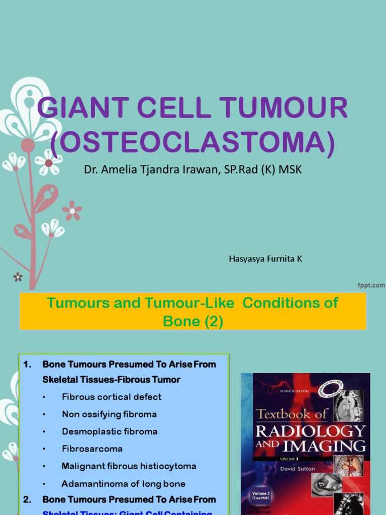 GCT Giant Cell Tumor Presentation | PDF | Magnetic Resonance Imaging ...
