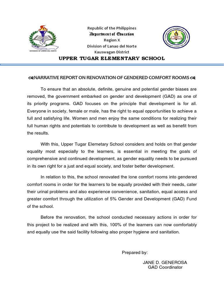 Gad Narrative Report | PDF