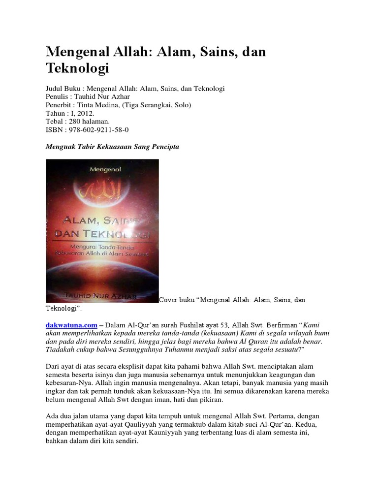 Contoh Buku Ilmiah | PDF